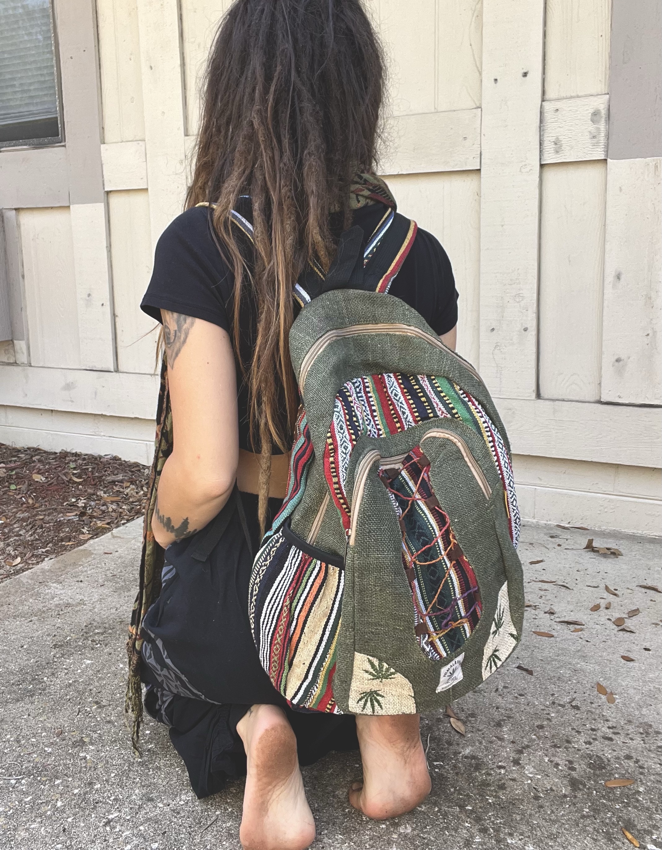 Baja backpack (green) - ThriftedWolf